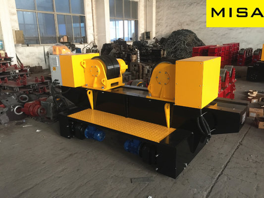 60 Ton Conventional Motorized Moving Welding Rotator mit PU-Rädern und Energie 2*2.2KW