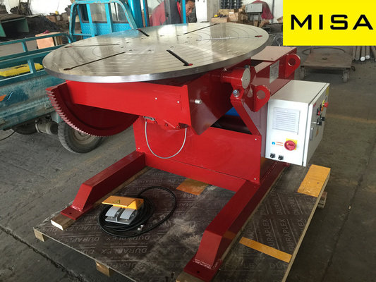 3 Drehenenergie Ton Fixed Welding Positioner Withs 1.5KW und 1400mm Drehentabelle