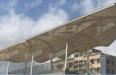 China permanent architecture materials Light Rail Membrane Structure supplier