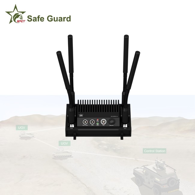 Tactical Wireless IP Video Data Networking MESH Radio System