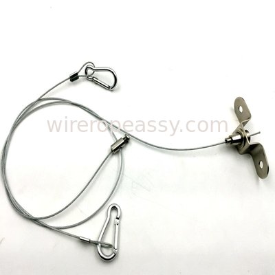 1.2mm Galvanized Pendant Lamp Kit / Signage Suspension Kit With Ceiling Wire