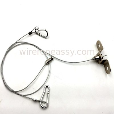 1.2mm Galvanized Pendant Lamp Kit / Signage Suspension Kit With Ceiling Wire