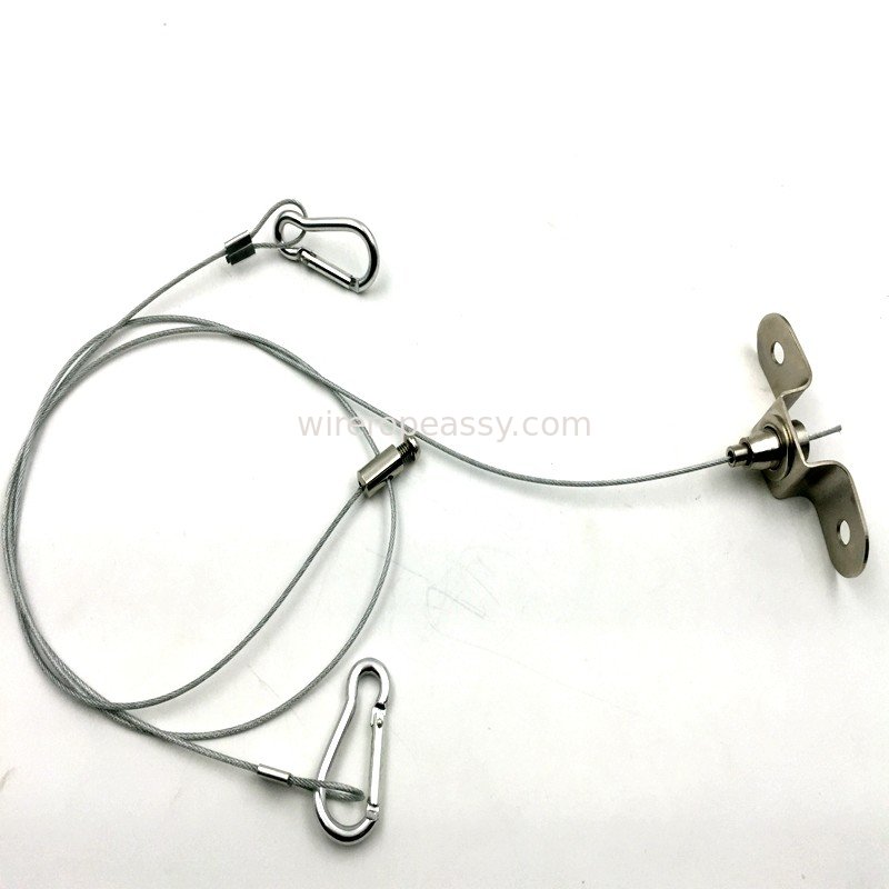 1.2mm Galvanized Pendant Lamp Kit / Signage Suspension Kit With Ceiling Wire