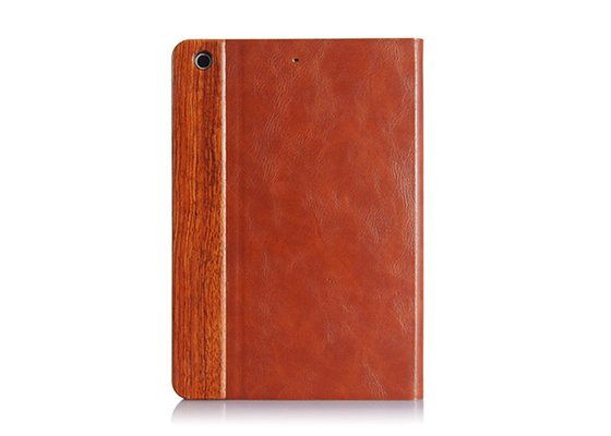 Shock Absorbing Ipad Mini Leather Folio Case
