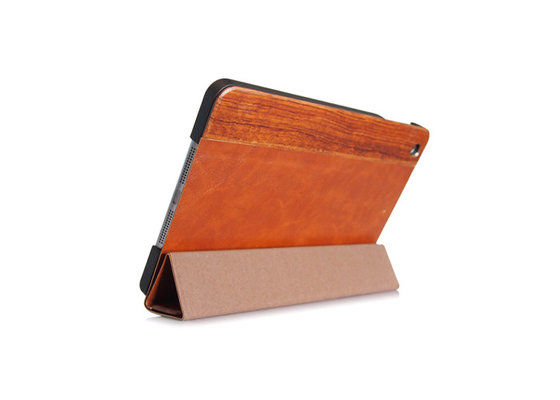 Shock Absorbing Ipad Mini Leather Folio Case