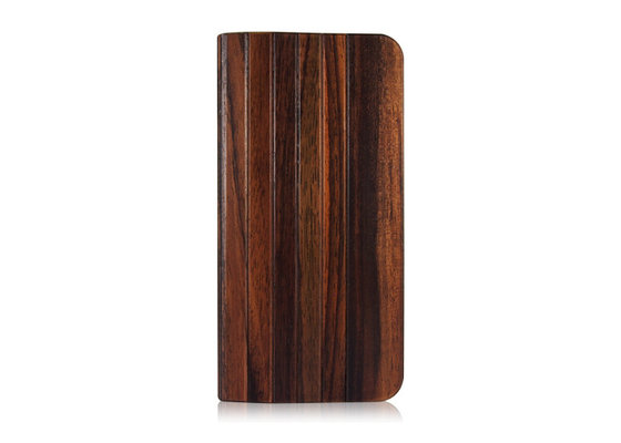 Wooden Customizable Cell Phone Cases Apple iPhone 6 Real Leather Back Covers