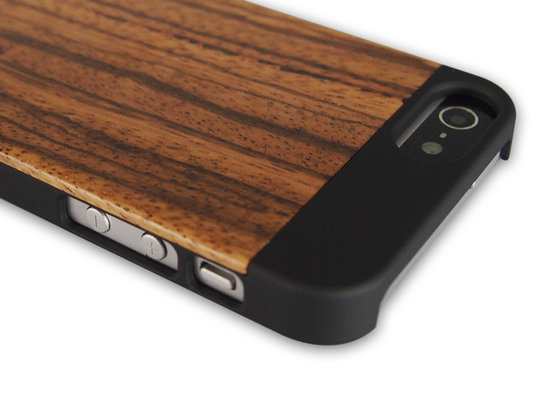 Zebra Wood Mobile Phone Back Cases