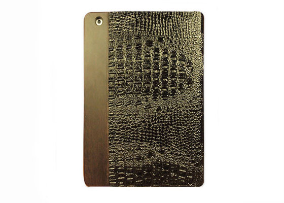 Polished Wood Stand iPad Air Leather Folio Tablet Protection Case Anti-scratch