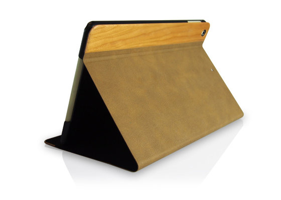 Tablet Leather Ipad Air Wooden Case 