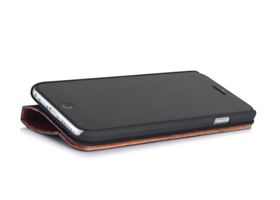 Polished Rosewood iPhone Leather Folio Case / iPhone 5 Wallet Covers