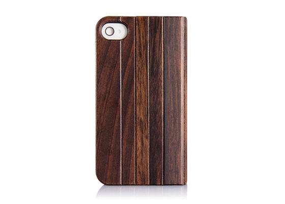 Anti Radiation Wood Real Cell Phone Case , Universal Iphone 4s Folio Case
