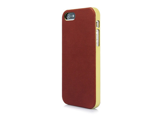 Eco-friendly PU genuine leather mobile phone cases For Iphone5 / 5s