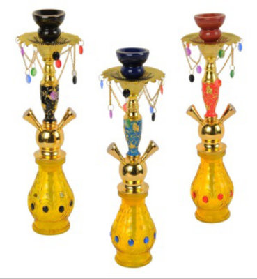 Cloisonne Hookah Shisha Water Pipe Mini Electronic Cigarett Suitable for Clubs