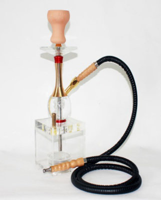Woyu Aluminum Hookah Wine Acrylic Pot Shisha Nargile Accessories with LED Light