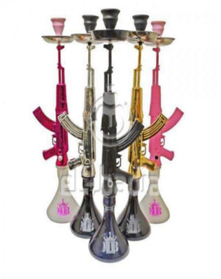 2018 The Most Popular Model AK47 Shisha Woyu Resin Hookah Two Size Can be Chosen