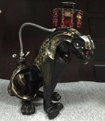Woyu Leopard Model Advanced Hookah Resin Material 1 Pipe Charcoal Shisha Nargile Lounge