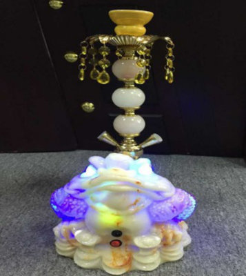 Woyu Toad Model Resin Hookah Material 2 Pipes Coal Tobacco Shisha Nargile Lounge