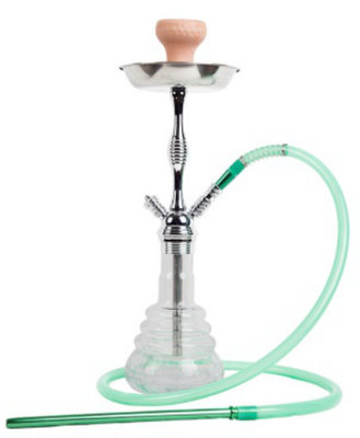 Woyu Zinc Alloy Hookah Colorful Glass Bottle Customer Design Single Pipe Shisha Tobacco Nargile