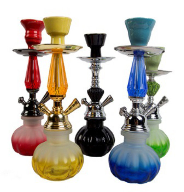 Shisha Nargile Single Pipe Colorful Pumpkin Bottle Crystal Hookah Best for Gift