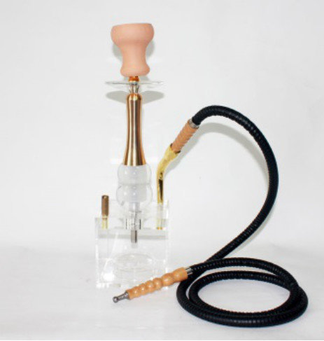 Woyu Aluminum Acrylic Hookah Cucurbit Model Shisha Nargile Accessories with LED Light