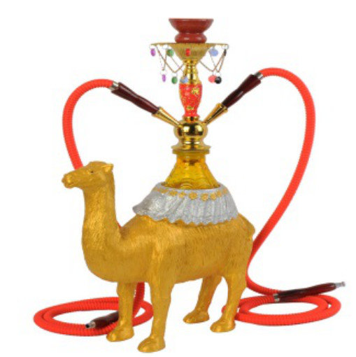 Woyu Resin Hookah Camel Sculpt Double Tubes for Shisha Lounge Nargile Accessories Tobacco