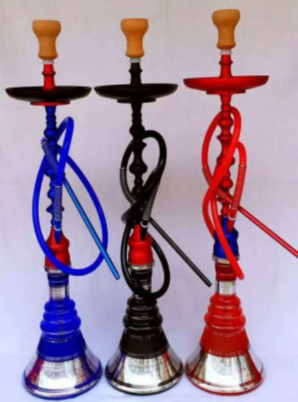 Woyu Zinc Alloy Hookah Arab Style Shisha 3 Color can Choose Single Tube Nargile
