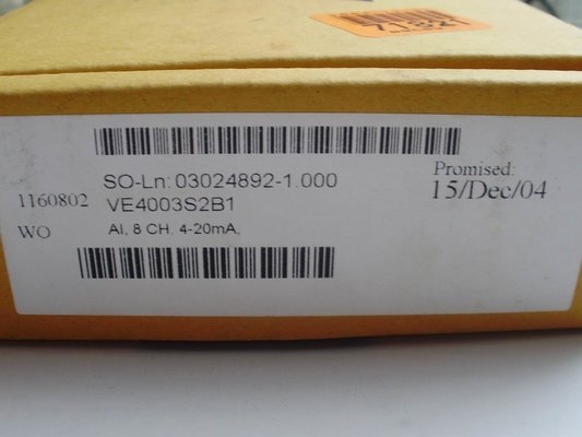EMERSON-DELTA V S-SERIES  DeltaV Control Network Hardware :VE4061F01C  VE6042S2C1 VE6043S2C1 