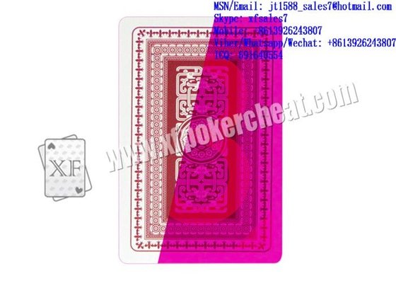 XF Invisible Ink Markings On Rocket No.170271 Plastic Playing Cards For Poker Readers
