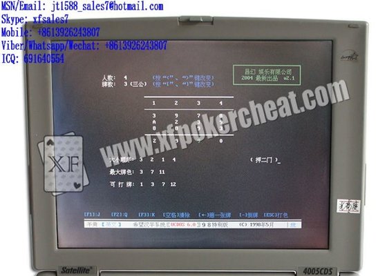 XF Playing Cards Recording Device To Record And Analyze The Poker