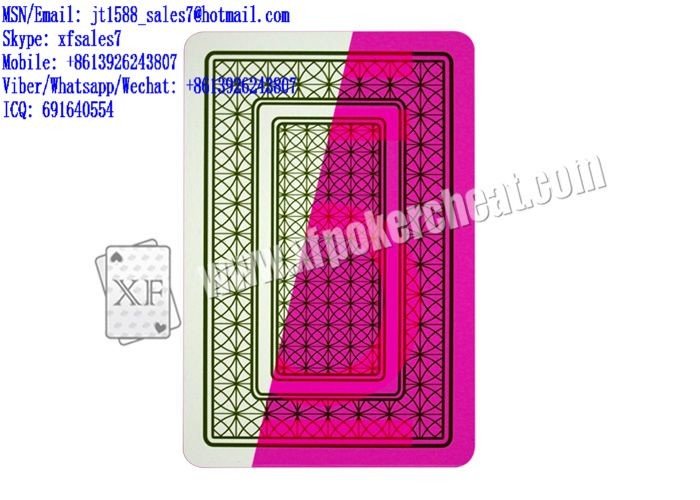 XF Four52 Plastic Playing Cards Marked With Invisible Ink For Poker Scanners Or Lenses