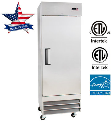 Upright Reach In Refrigeator, stainless steel refrigerator commercial refrigeator ETL UL