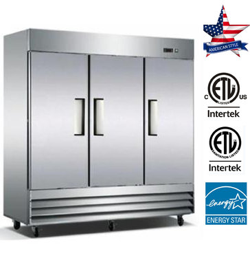 Upright Reach In Freezer, stainless steel freezer commercial freezer ETL UL