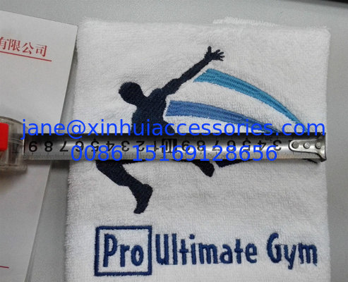 100pcs custom embroidery logo sport/gym/golf hand towel face towel supplier