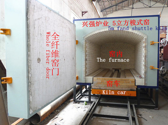 Natural gas CERAMIC SHUTTLE KILN1400℃ 5m³Ceramic production machinery and equipment manufacturers low sales
