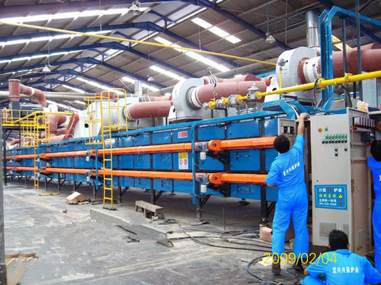 Natural gas double layer continuous furnace150m1300℃ Ceramic furnace