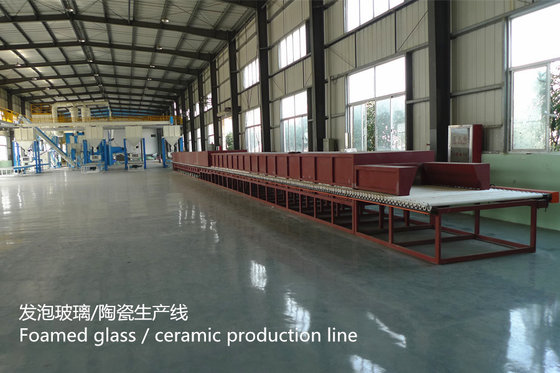 Foaming glass roller furnace Foam glass firing furnace