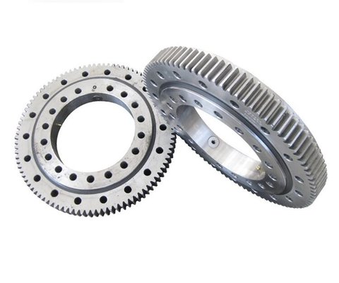 Four point contact ball type slewing bearing with external gear