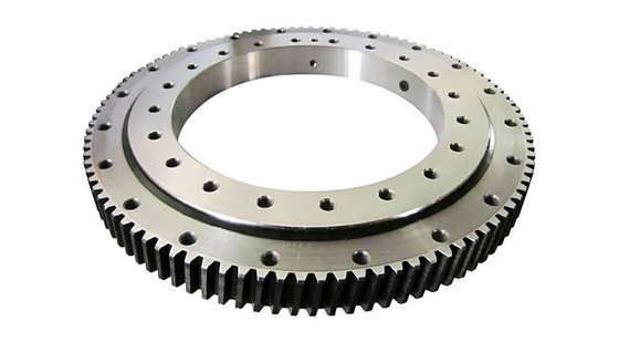 Four point contact ball type slewing bearing with external gear