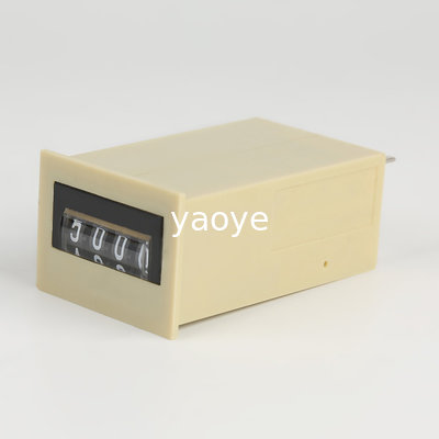 YAOYE-874  plastic electromagnetic digital 4 digit mechanical pulse counter