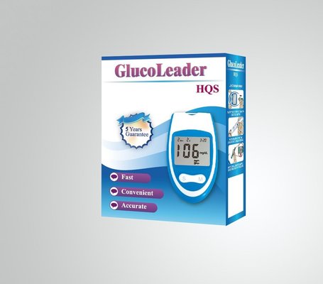 HQS Blood Glucose Monitoring Tester Glucometer Sugar Meter For Diabete Set