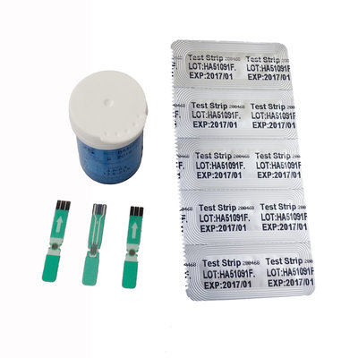 50pcs strips packged blood glucose monitoring system glucometer strips