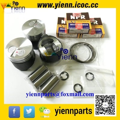 Yanmar 3YM20 marine engine parts Piston 119515-22050 with Piston ring 119515-22500+cylinder head gasket YM119515-01330