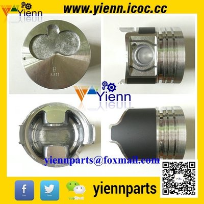 Isuzu 3LC1 4LC1 piston with piston ring set for 8-97176-612-0 for SUMITOMO SH25J SH30 Mini Excavator