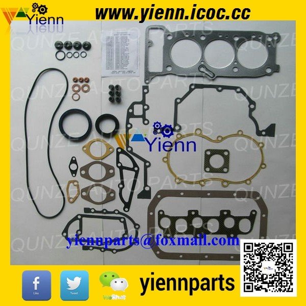 Mitsubishi 3KR1 3KR2 engine full gasket kit 5-87810777-5 with Head gasket 8-94375198-0 for SUMITOMO S80FExcavators