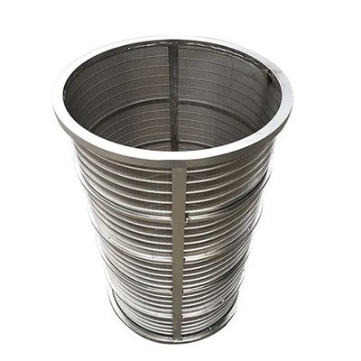 Stainless Steel Wedge Wire Drum Screen Wedge Wire Tube Johnson Pipe Sales supplier