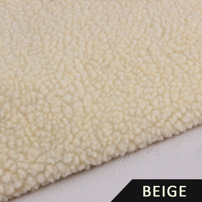 100% polyester micro bonded sherpa lamb fur fabric
