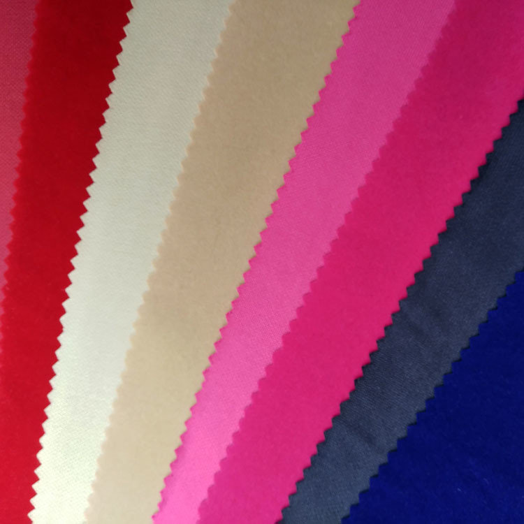 Polyester soft velvet flocked fabric for jacket home textile trousers garment toys
