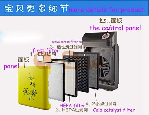 Air Purifier with HEPA filter home air purifier Removal of formaldehyde Air Filter