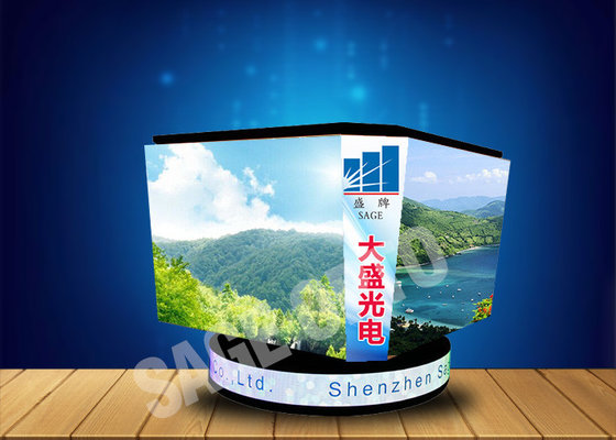 Pantalla video P3 3m m, del cubo del marcador del baloncesto pantalla LED a todo color 3D