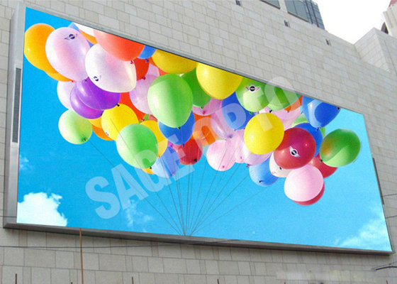 Alta pantalla a todo color de la pantalla LED del brillo P10 para hacer publicidad, 160*160m m